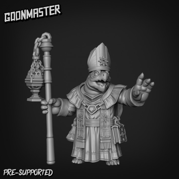 3D Printable Turtle Cleric 2 by Goon Master