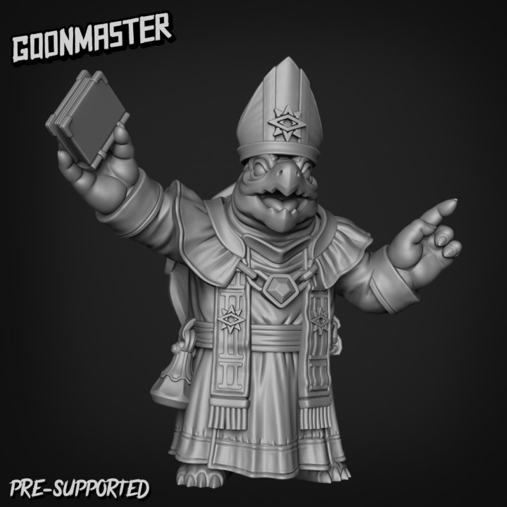 3D Printable Turtle Cleric 4 by Goon Master