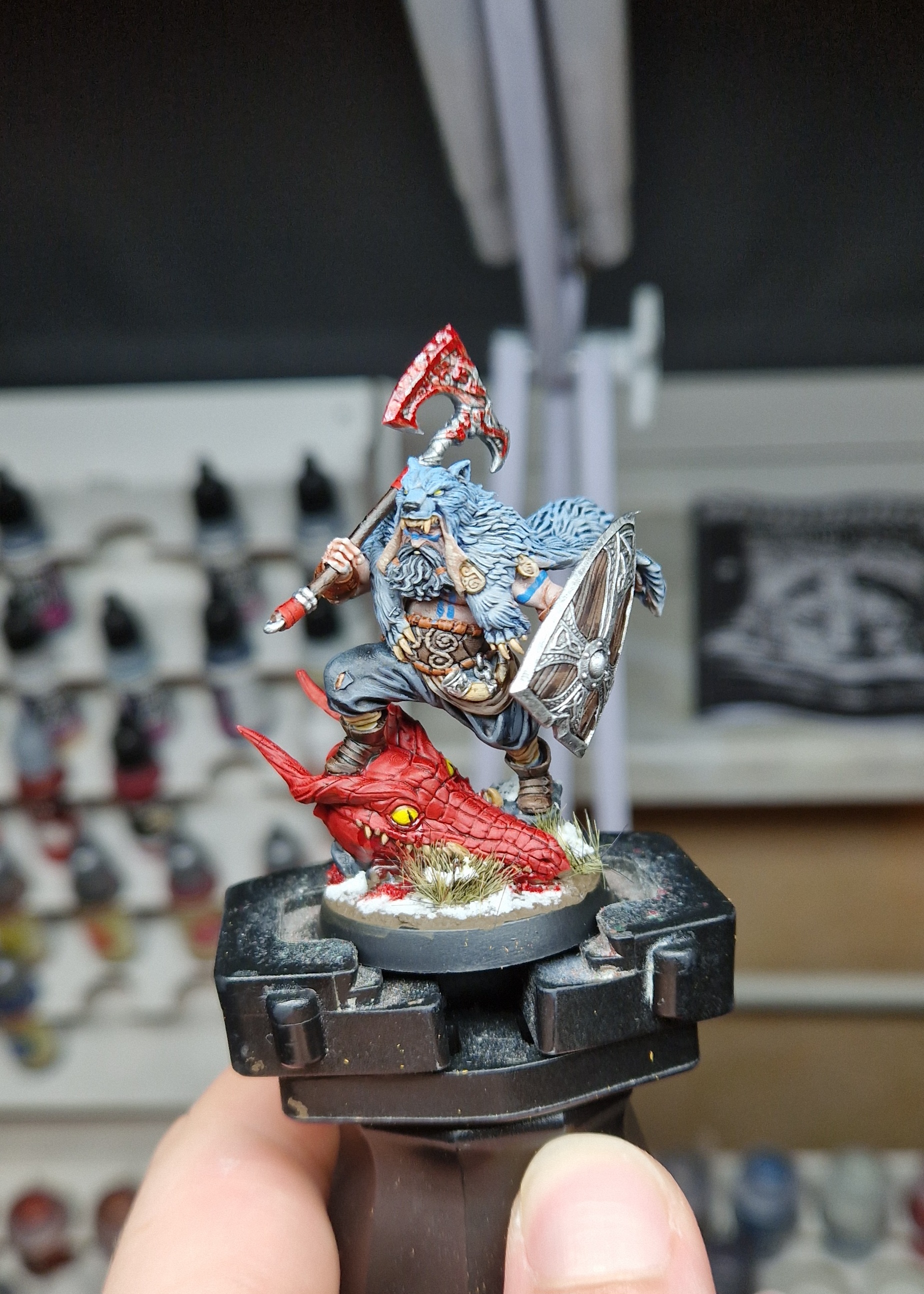 3D Printable Thane Gunnar Vinteraxe – Slayer of the Linnorm (Skutagaard ...