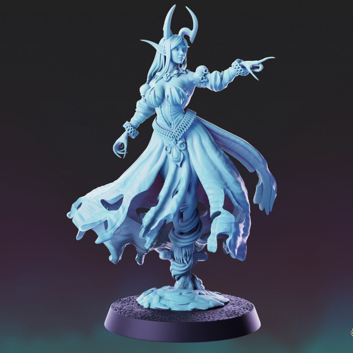 3D Printable Cursed Elf Banshees - Bundle + Pinups by PSMiniatures