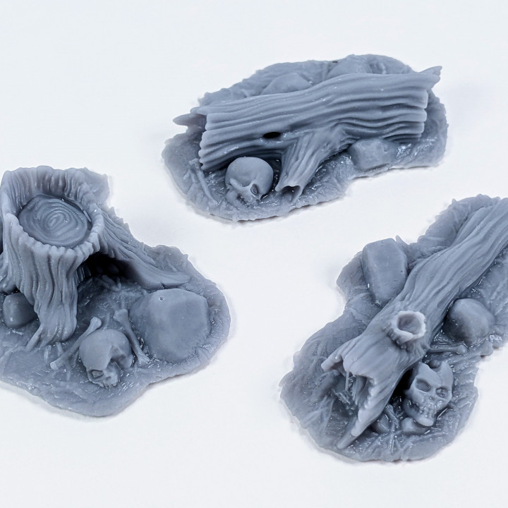 3D Printable Print 'N' Roll: Plague-Ridden Swamp (Texture Roller and Terrain Set) by Custom ...