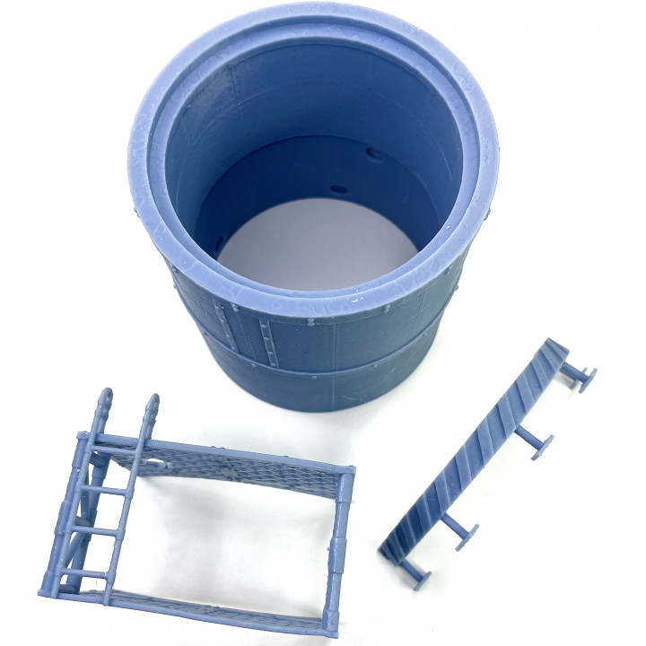 3D Printable Chemical Vat by Custom Miniature Maker