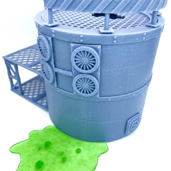 3D Printable Chemical Vat by Custom Miniature Maker