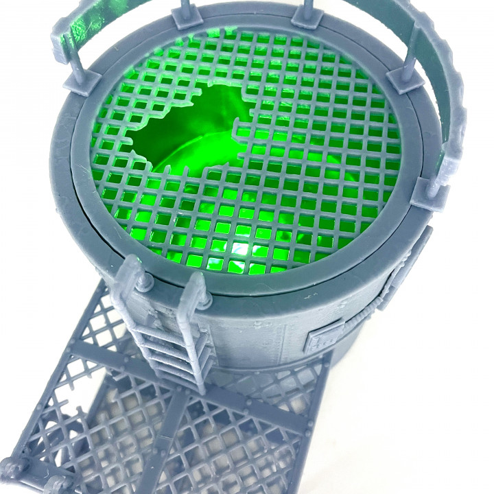 3D Printable Chemical Vat by Custom Miniature Maker