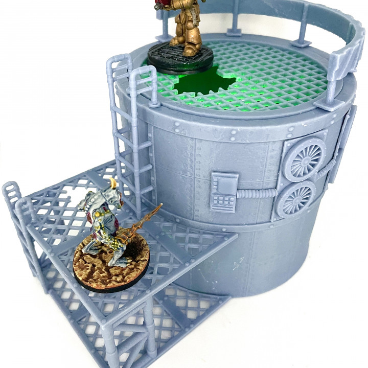 3D Printable Chemical Vat by Custom Miniature Maker