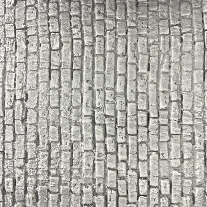 3D Printable Texture Roller: Aged Brick by Custom Miniature Maker