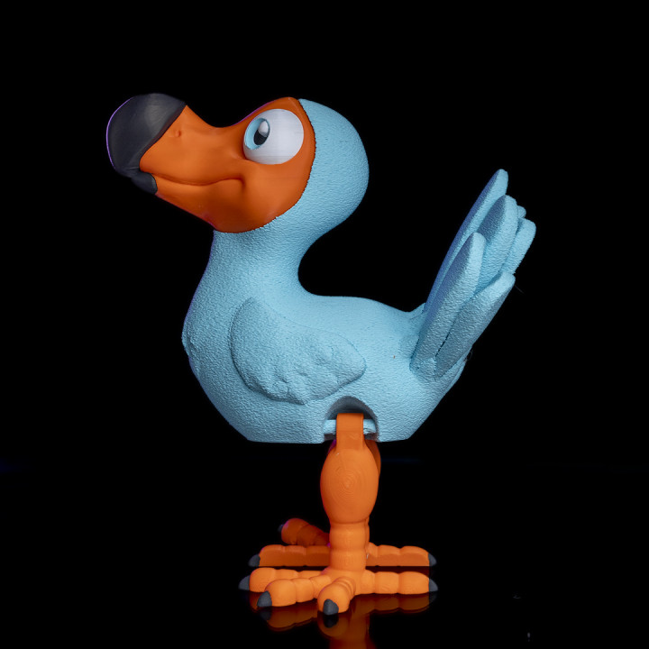 3D Printable Articulated Dodo by Stlflix
