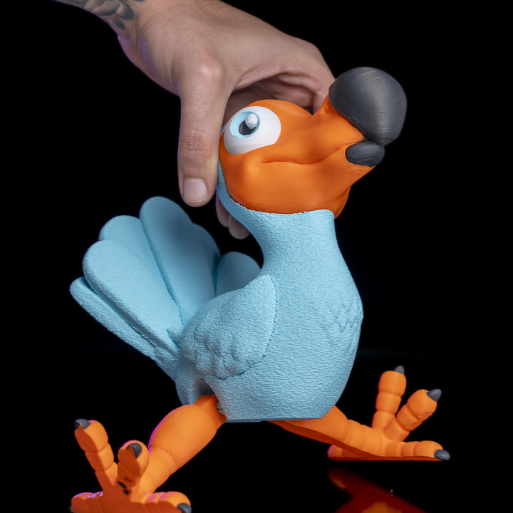 3D Printable Articulated Dodo by Stlflix