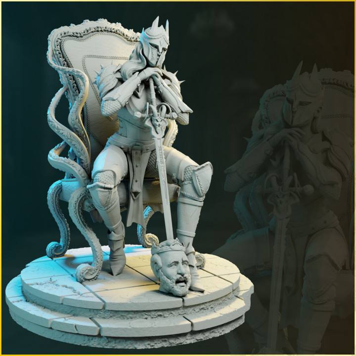 3D Printable Rowen the Kingslayer PACK by Black Bird Miniatures