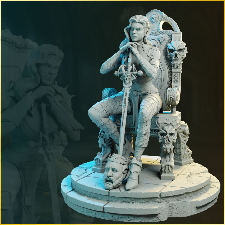 3D Printable Rowen the Kingslayer PACK by Black Bird Miniatures