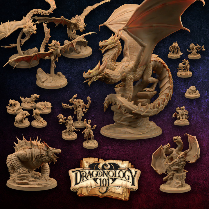 3D Printable Dragonology 101 | Trapper Tier | PRESUPPORTED by The ...