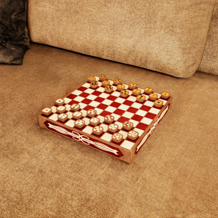 3D Printable Salta - Board Game by Lazy Bear