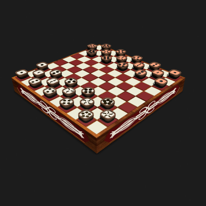 3D Printable Salta - Board Game by Lazy Bear