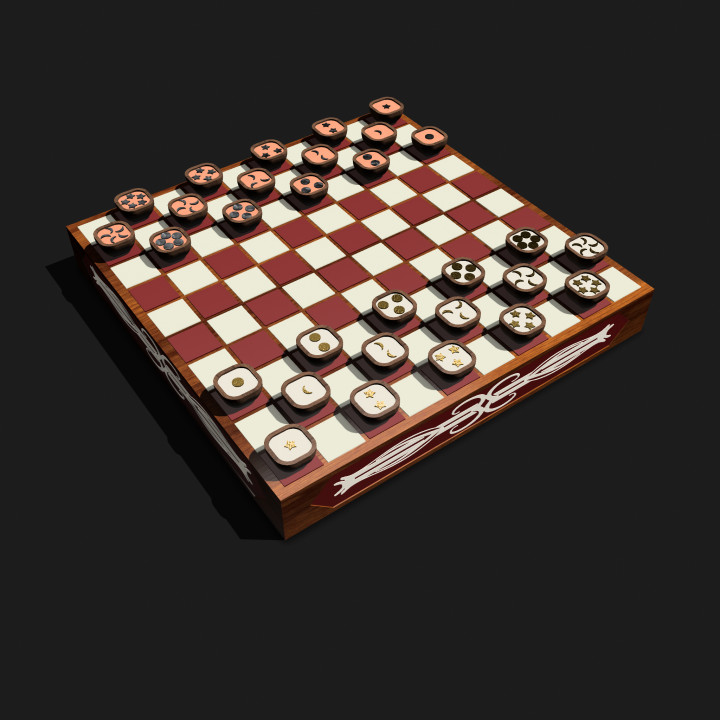 3D Printable Salta - Board Game by Lazy Bear