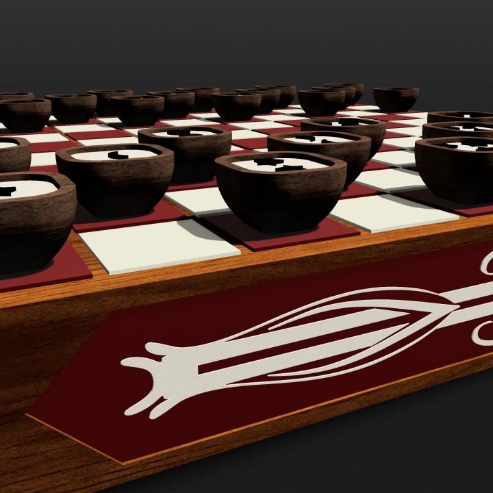 3D Printable Salta - Board Game by Lazy Bear