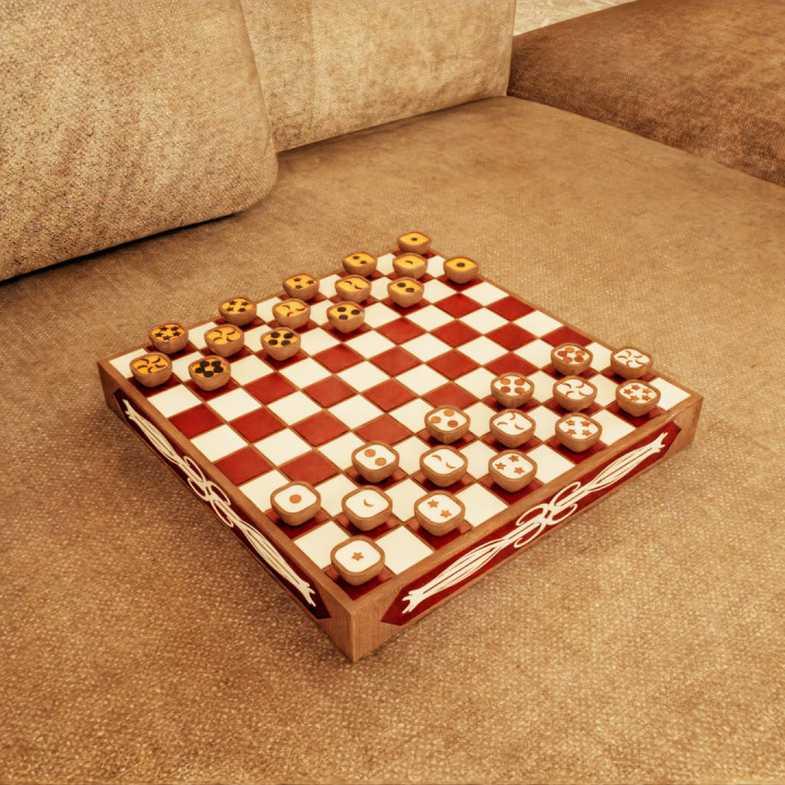 3D Printable Salta - Board Game by Lazy Bear