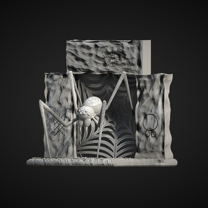 3D Printable Inferno Spider by Lazy Bear