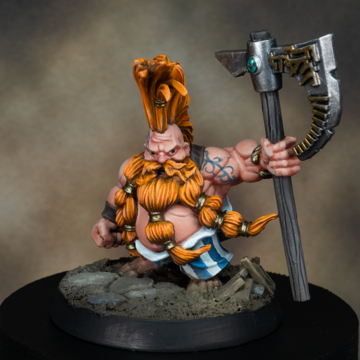 3D Printable Dwarven treasure hunter warband by Magori Minaitures