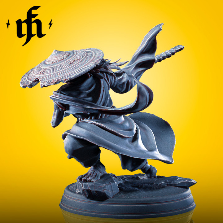 3D Printable Katsuro, The Blood Sword Oni by Midas Forge