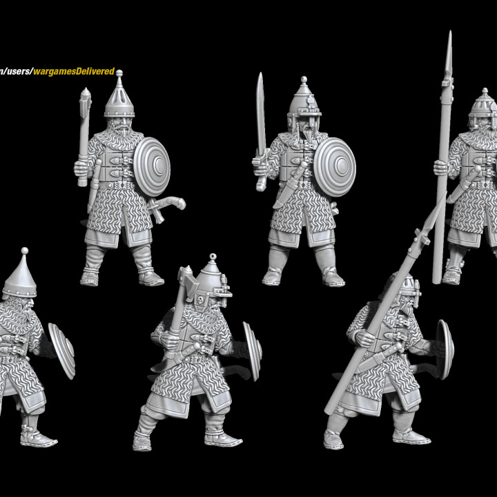 3D Printable Russian Heavy Infantry by Ludus Bellum