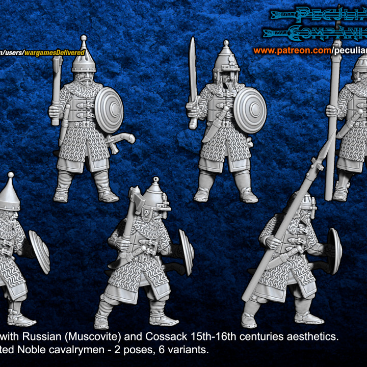 3D Printable Russian Heavy Infantry by Ludus Bellum