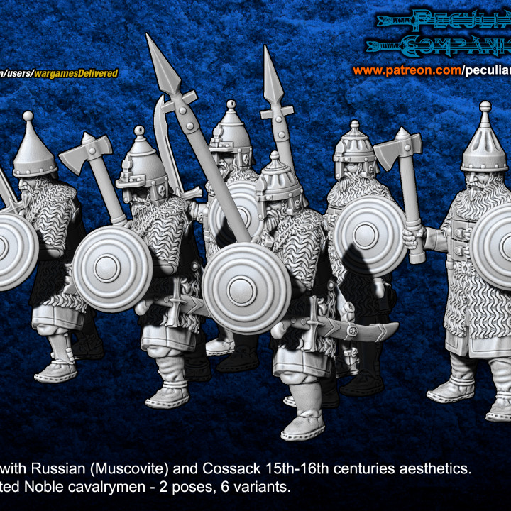 3D Printable Russian Heavy Infantry by Ludus Bellum
