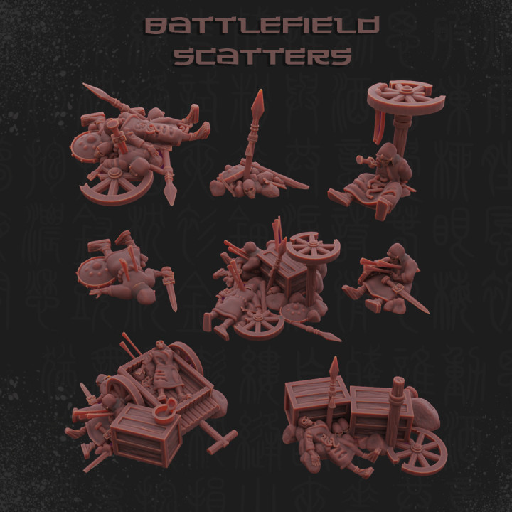 3D Printable Battlefield Scatters by The Gip