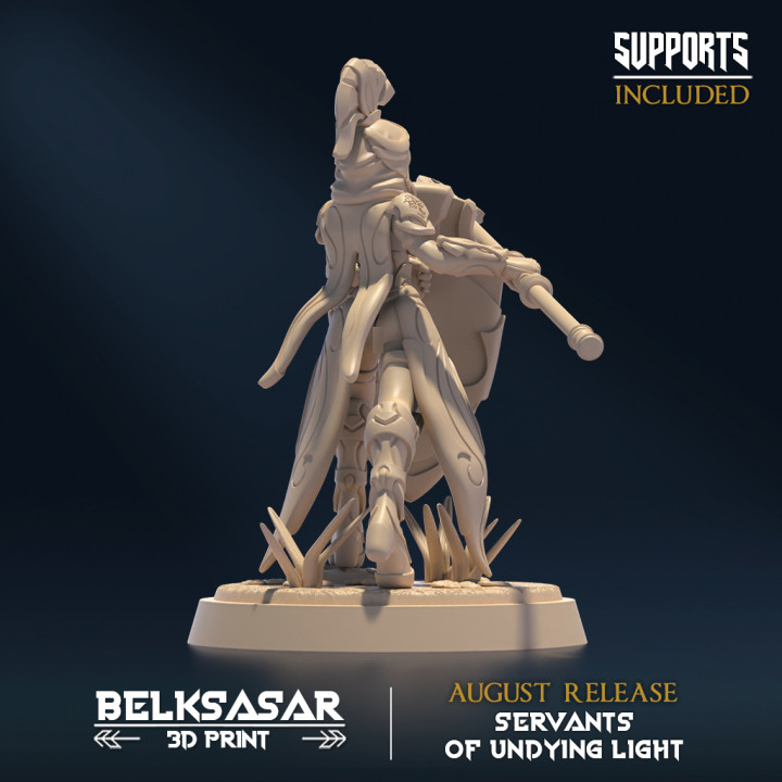 3D Printable Undying Light Spearblade B Variant 2 by Belksasar