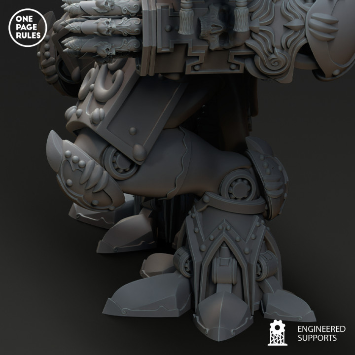 3D Printable Blessed Titan - Blessed Sisters by One Page Rules