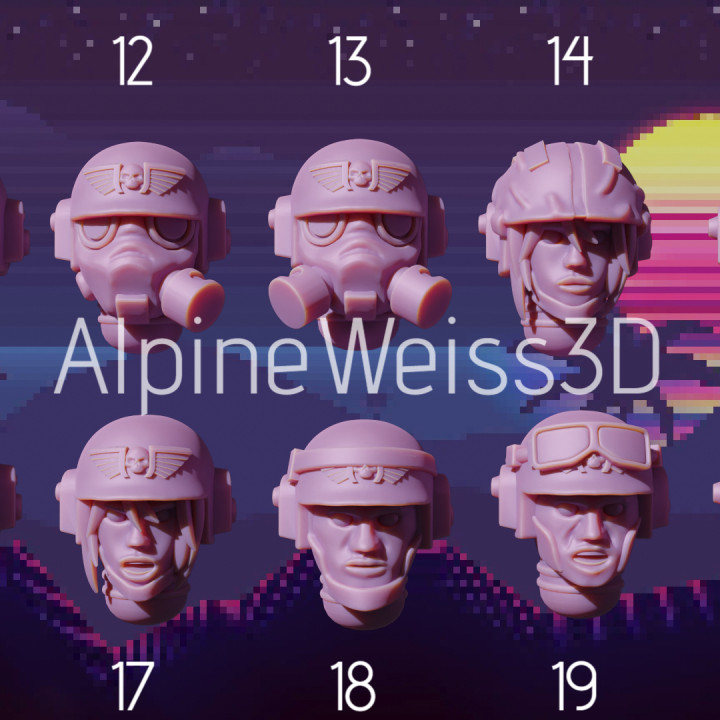 3D Printable Canadian Heads Repository [PRESUPPORTED] by AlpineWeiss3D