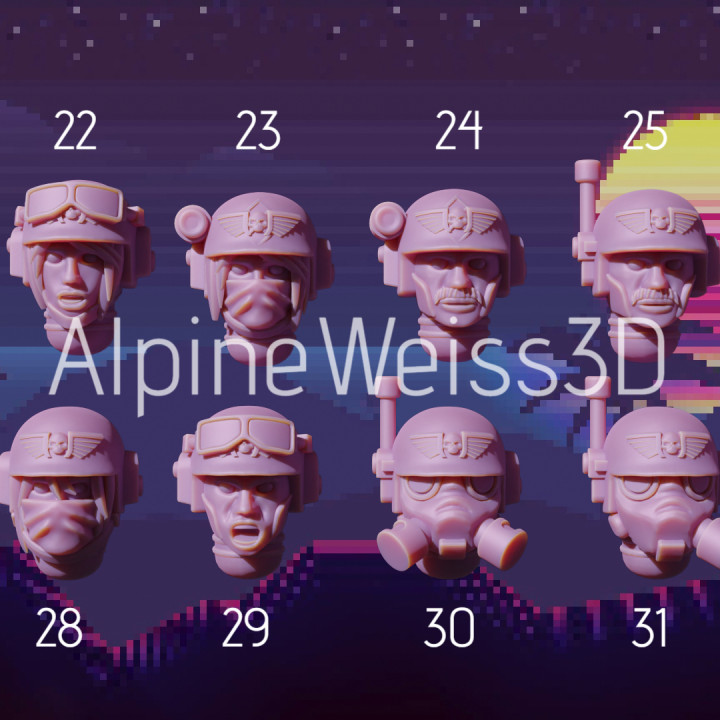 3D Printable Canadian Heads Repository [PRESUPPORTED] by AlpineWeiss3D