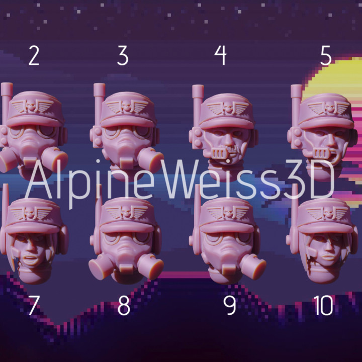 3D Printable Canadian Heads Repository [PRESUPPORTED] by AlpineWeiss3D