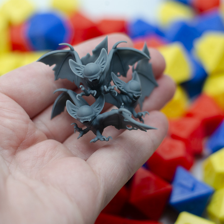 3D Printable Level 1 Dungeon BUNDLE! Skeletons, Slimes and Eyebats! by ...
