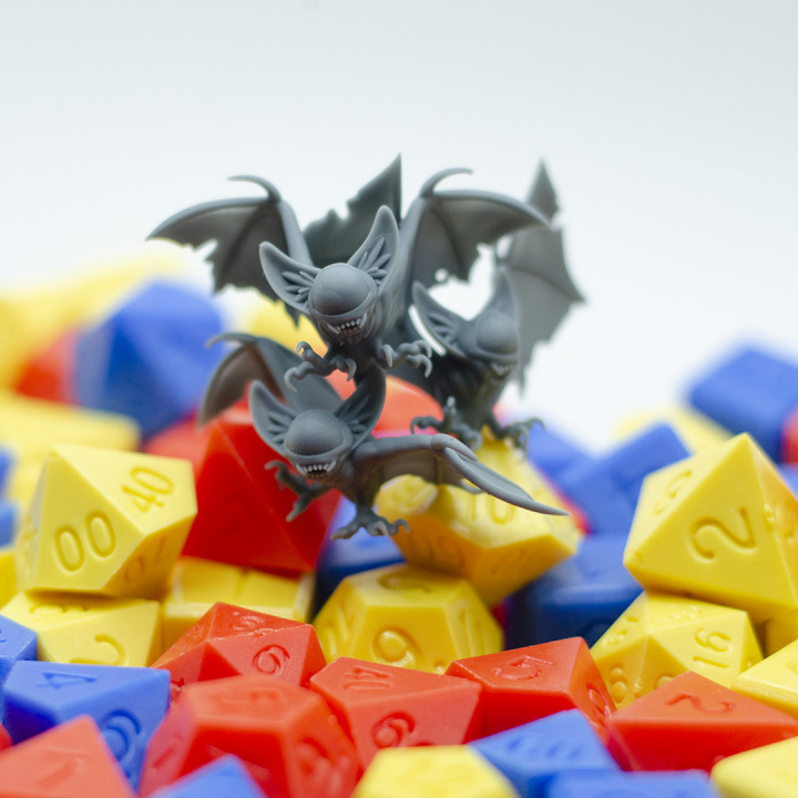 3D Printable Level 1 Dungeon BUNDLE! Skeletons, Slimes and Eyebats! by ...