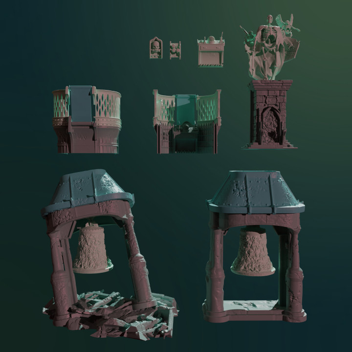 3D Printable Gothic Administratum by EonsOfBattle