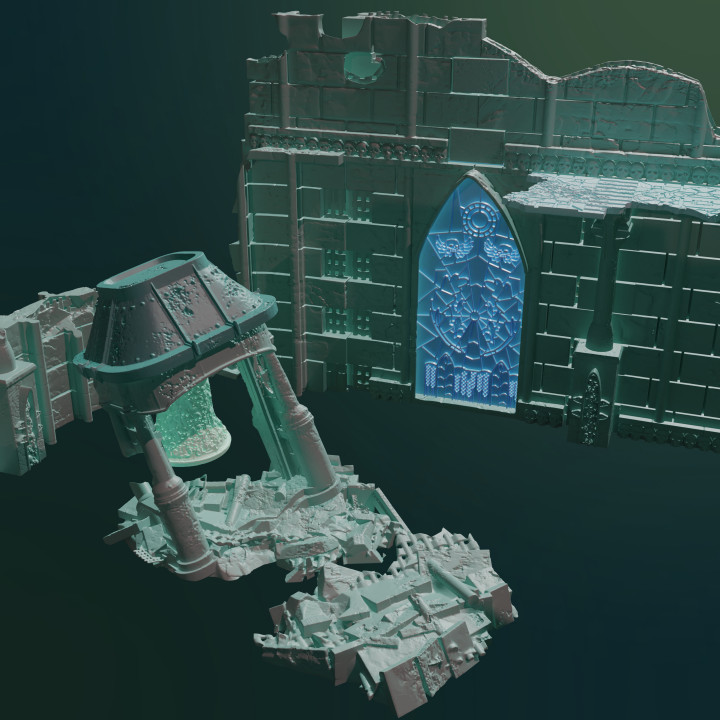 3D Printable Gothic Administratum by EonsOfBattle