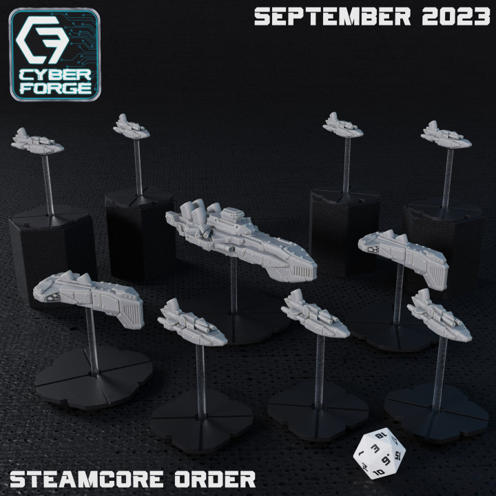 3D Printable Cyber Forge - September 23 Release by Titan Forge Miniatures