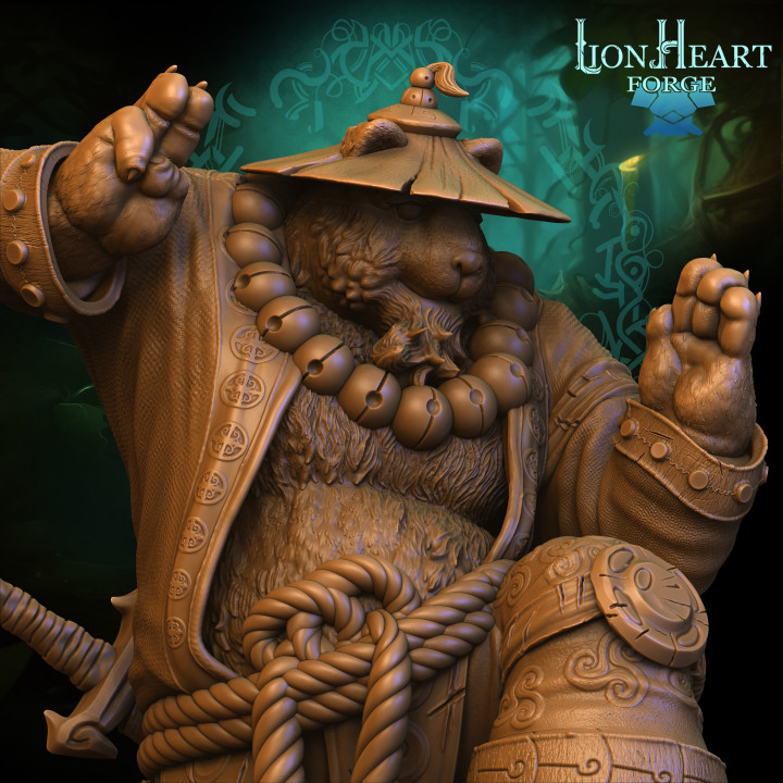 3D Printable Panda ( master seji) by Lion Heart Forge