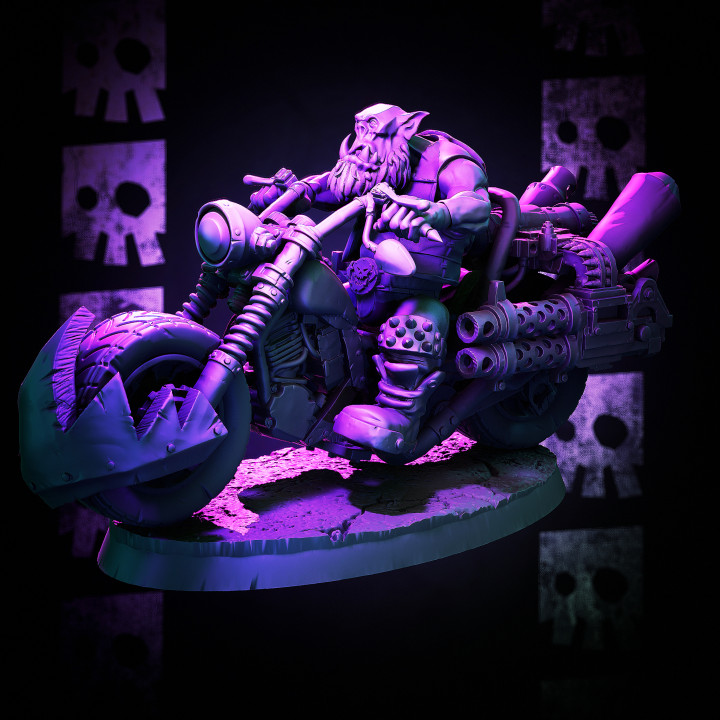 3D Printable MrModulork's Orc RoadHog Bikes by MrModulork