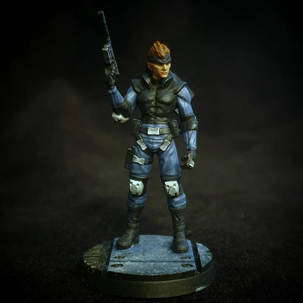 3D Printable Solid Snake - Metal Gear Solid - 32mm Miniature by ...