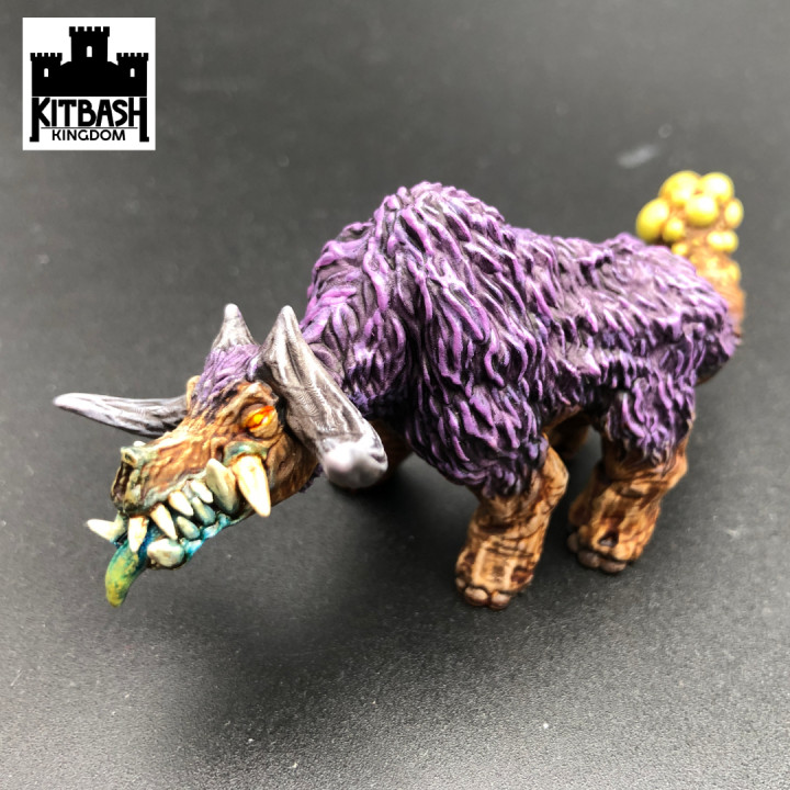 3D Printable Catoblepas by kitbash kingdom