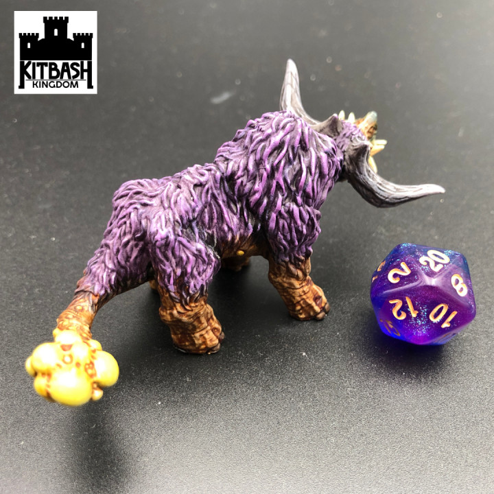 3D Printable Catoblepas by kitbash kingdom