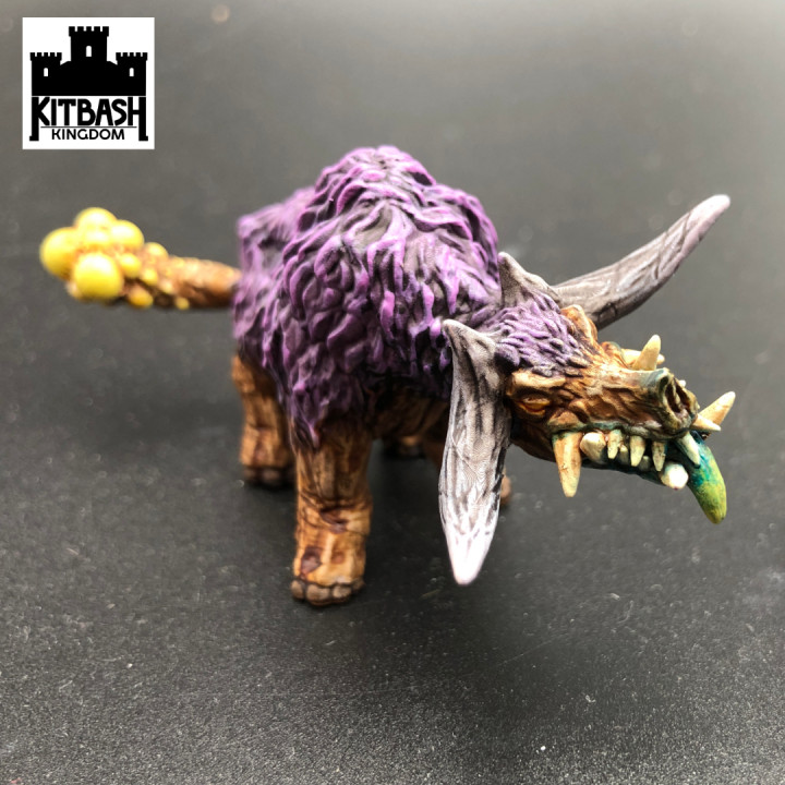 3D Printable Catoblepas by kitbash kingdom