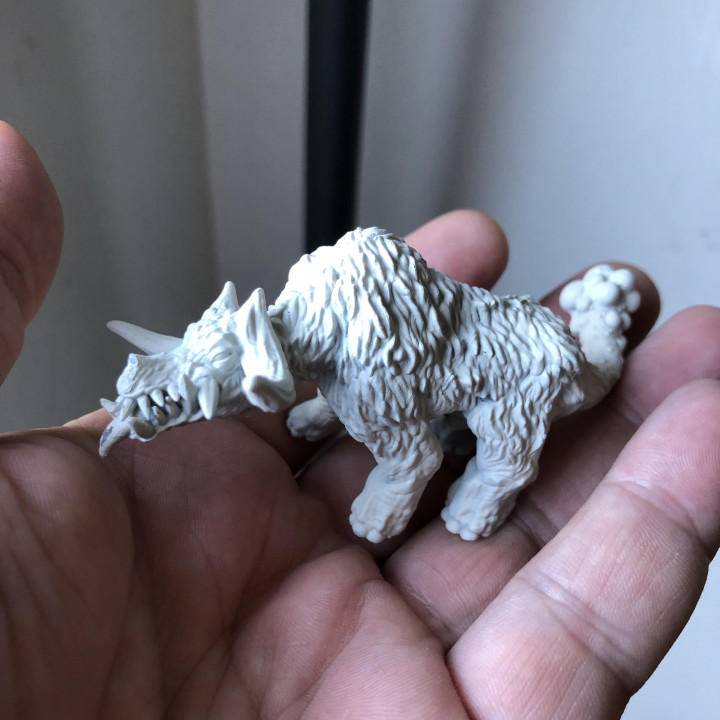 3D Printable Catoblepas by kitbash kingdom