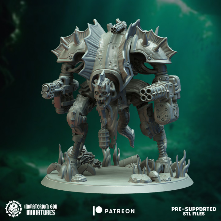 3D Printable Abyssal dogs by Immaterium God Miniatures