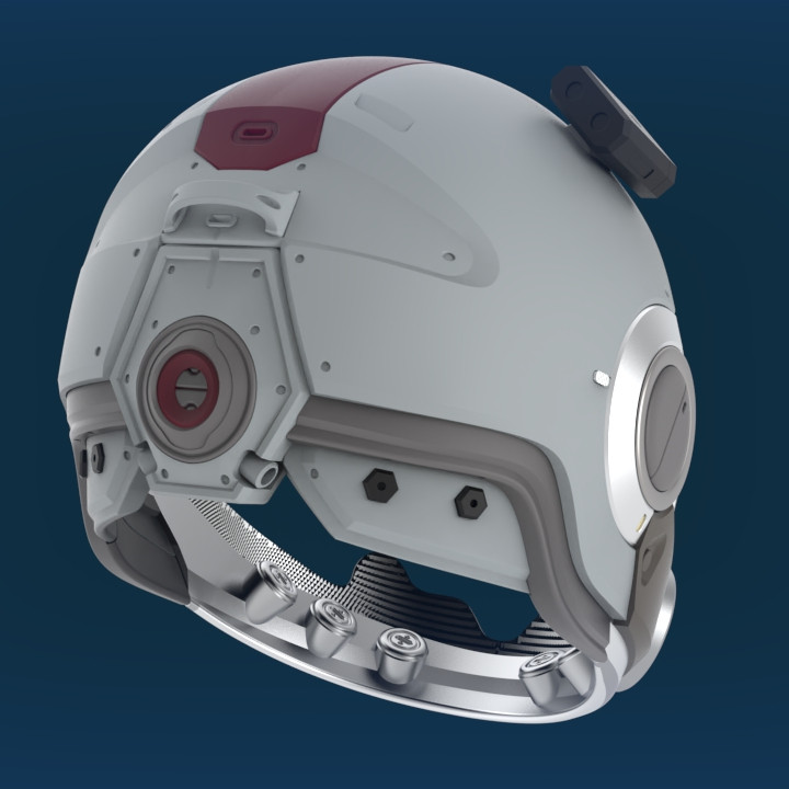 3D Printable Constellation Helmet - Starfield by Aguilar Workshop