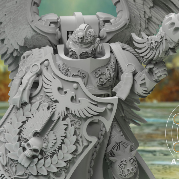 3D Printable Angelic Veterans by Atlan Forge