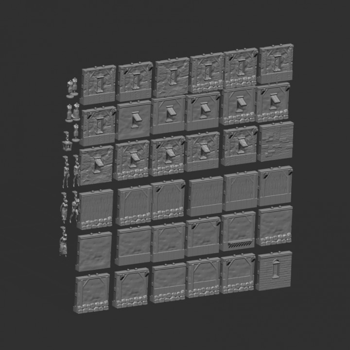 3D Printable Modular Town Blocks of Grieveborough - Full Set (for FDM ...