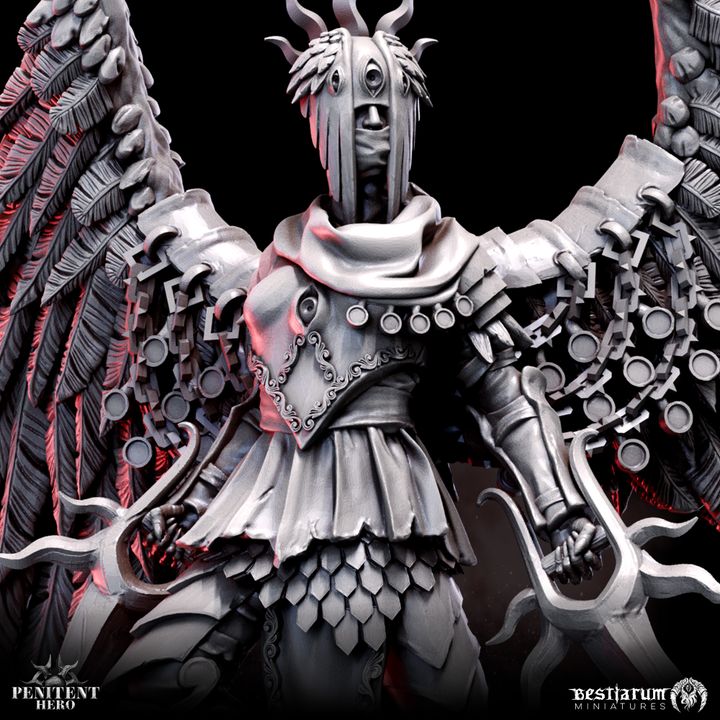 3D Printable Fallen Pariah | Echoes of the Seraphim | Hero by Bestiarum ...