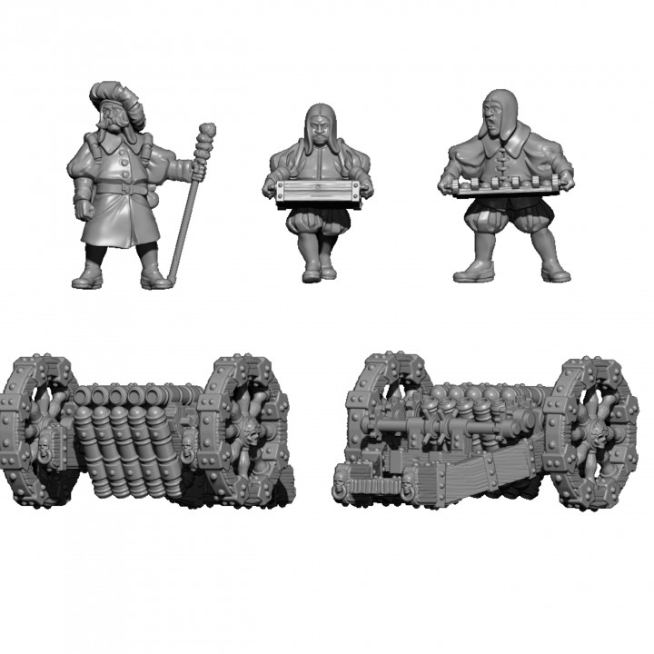 3D Printable Volley Gun by MOMminiatures